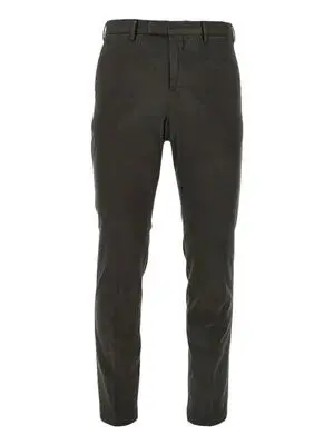 PT TORINO Straight-leg Chino Trousers Grey