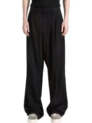 KIKO KOSTADINOV Pleated Panelled Trousers - Black