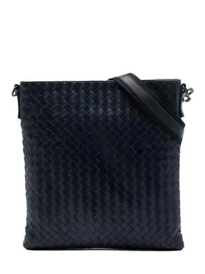 Bottega Veneta Nappa Intrecciato Vn Crossbody Bag - Blue