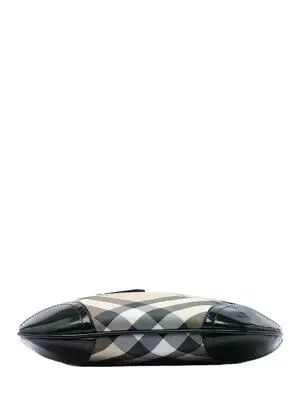 BURBERRY Burberry Supernova Check Coated Canvas Dryden Crossbody Bag