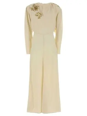 ISABEL MARANT ÉTOILE ISABEL MARANT "Samsha" Embroidered Crepe Maxi Dress