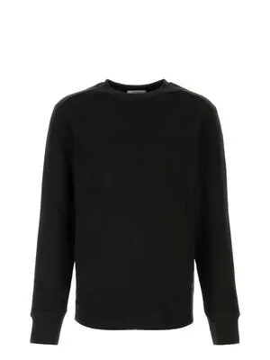 ENTIRE STUDIOS Cotton Crewneck Sweatshirt - Black
