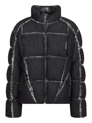 OFF-WHITE OFF-WHITE Bookish Racing Cotton Puffer Jacket