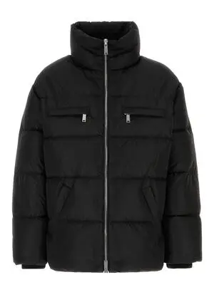 Dsquared2 Padded Down Jacket With Stand Collar - Black