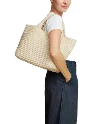 NAGHEDI NAGHEDI St. Barths Handwoven Tote Bag Neutrals