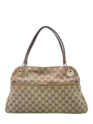 Gucci Gg Canvas Eclipse Shoulder Bag - Neutrals