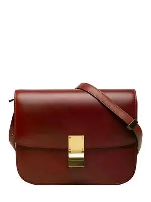 Celine Celine Calfskin Classic Box Crossbody Bag Red