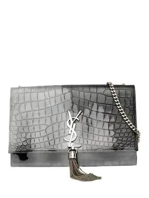 Saint Laurent Medium Monogram Kate Tassel Crossbody Bag - Black