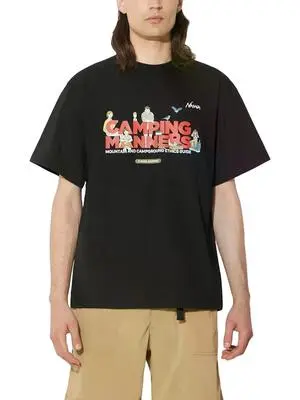 NANGA Camping Manners T-shirt - Black
