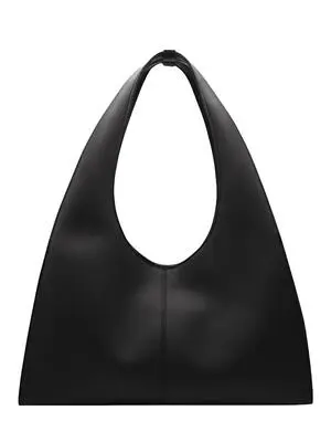 FREJA Ida Faux Leather Tote - Black