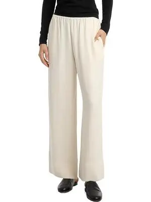 TOTEME Fluid Lounge Trousers - Ecru