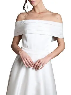 Coast Bridal Bandeau Shrug Top - Ecru