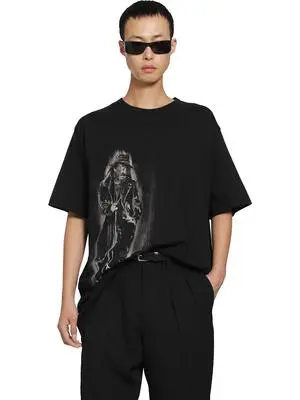 Yohji Yamamoto Yohji Single Jersey Long Sleeve Tee - Black