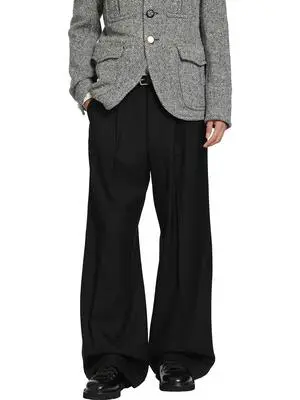 Junya Watanabe Tailored Wide Leg Pants - Black