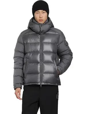 Moncler Moncler Maya Short Down Jacket Grey