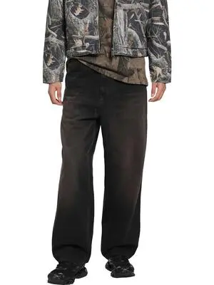 CARHARTT WORK IN PROGRESS Carhartt WIP OG Single Knee Pants - Black Stone Washed