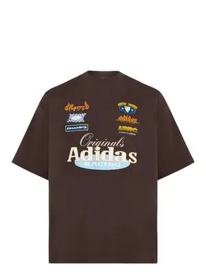 Adidas Rac Gfx T-shirt Asia Sizing - Brown