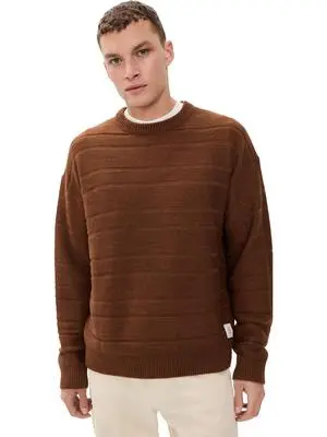 RHYTHM Jackson Knit Sweater - Chesnut