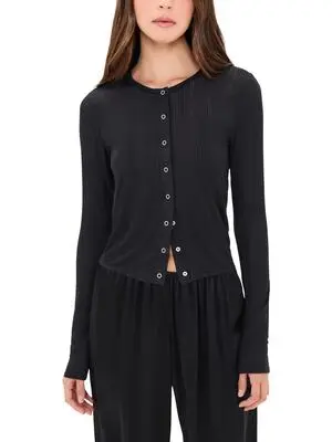 NEGATIVE Whipped Cardigan - Black