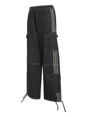 Adidas Mid-rise 2-in-1 Denim Pants - Black