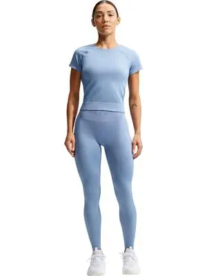Nike Pro Seamless High-waisted 7 8 Leggings - Work Blue