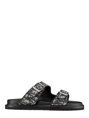 Dior Aqua Jacquard Sandals - Black