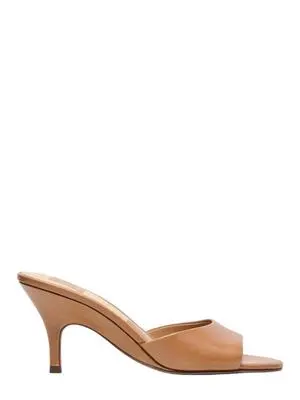 DOLCEVITA Belen Open-toe Stiletto Heel Mule - Tan Leather