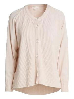 Crossley Lightweight Virgin Wool Cardigan - Pink
