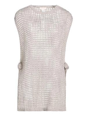 Liu Jo Open-knit Sleeveless Sweater - Grey