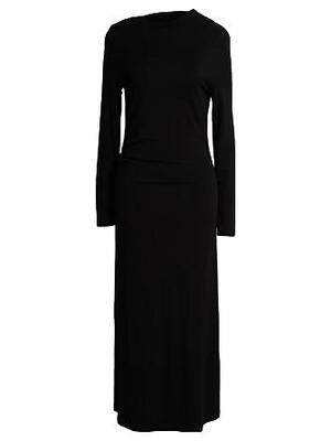 Peserico Viscose Blend Midi Dress - Black