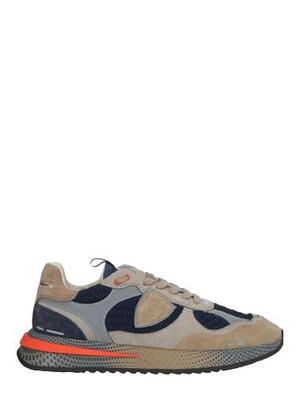 Philippe Model Low-top Sneakers In Suede And Textile - Beige