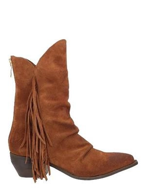 OVYE OVYE Suede Ankle Boots With Fringe