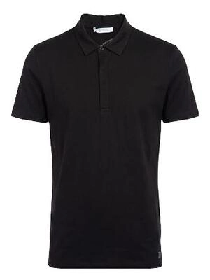 Versace Polo Shirt Size Cotton - Black