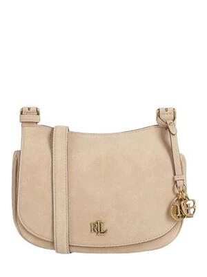 Ralph Lauren Suede Saddle Bag - Beige