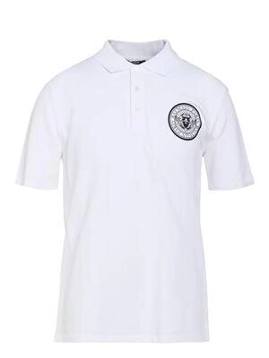 Balmain Polo Shirt Size Cotton, Elastane - White