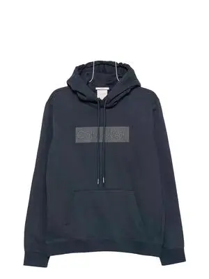 Calvin Klein Detail Drawstring Hoodie - Blue
