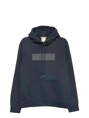 Calvin Klein Detail Drawstring Hoodie - Blue