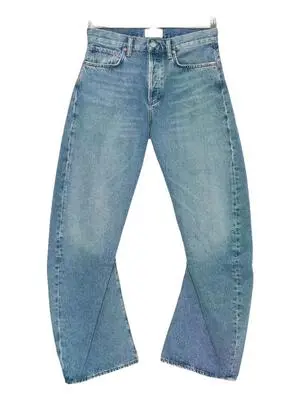 AGOLDE AGOLDE Whiskered Wide-Leg Jeans