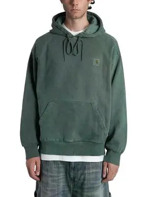 Carhartt Work In Progress Vista Logo-patch Hoodie - Green