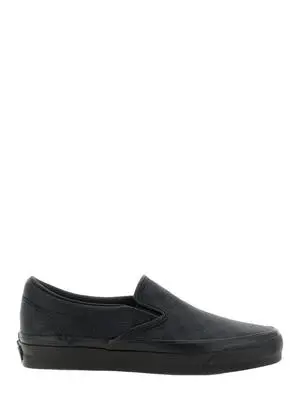 VANS Premium Classic Checkerboard Slip-on Sneakers - Black