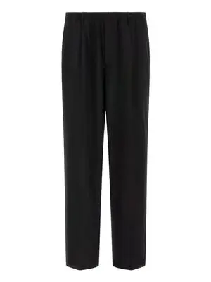 CELLAR DOOR Cellar Door Ezio Pleated Trousers Black
