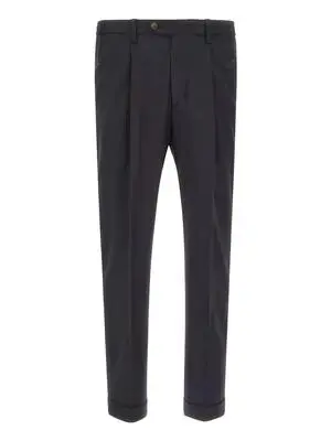 DEVORE INCIPIT Straight-leg Trousers - Black