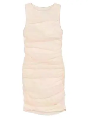 PATRIZIA PEPE Patrizia Pepe Ruched Sleeveless Mini Dress