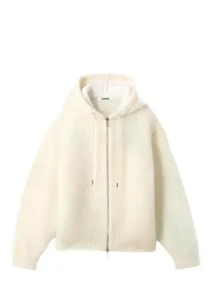Jacquemus Nuvola Zipped Cardigan - Neutrals