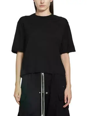 Rick Owens Raw-cut Short-sleeve T-shirt - Black