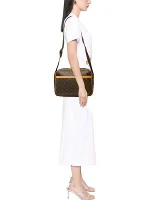 LOUIS VUITTON Monogram Reporter Gm Crossbody Bag - Brown