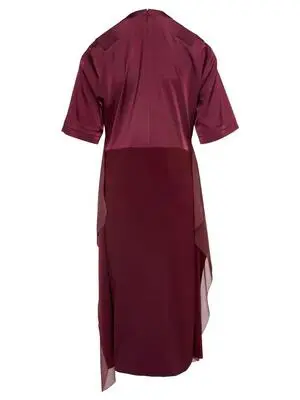 UNDERCOVER Undercover Panelled Handkerchief-Hem Midi Dress