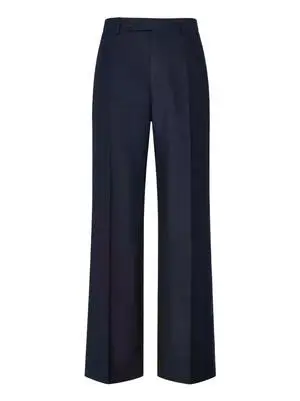 JIL SANDER Tailored Trousers With Pressed Crease - Blue