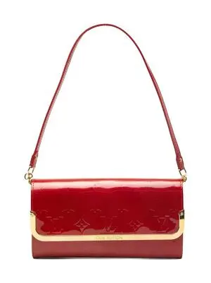 LOUIS VUITTON Louis Vuitton Monogram Vernis Rossmore MM Shoulder Bag Red