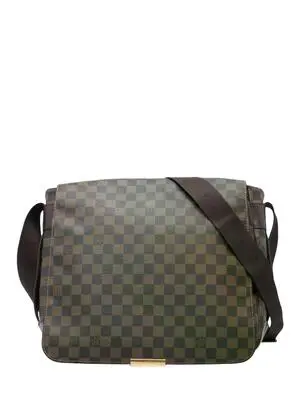 LOUIS VUITTON Damier Ebene Bastille Crossbody Bag - Brown